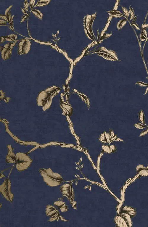 GRAHAM AND BROWN Laura Ashley Twining Midnight Removable Wallpaper